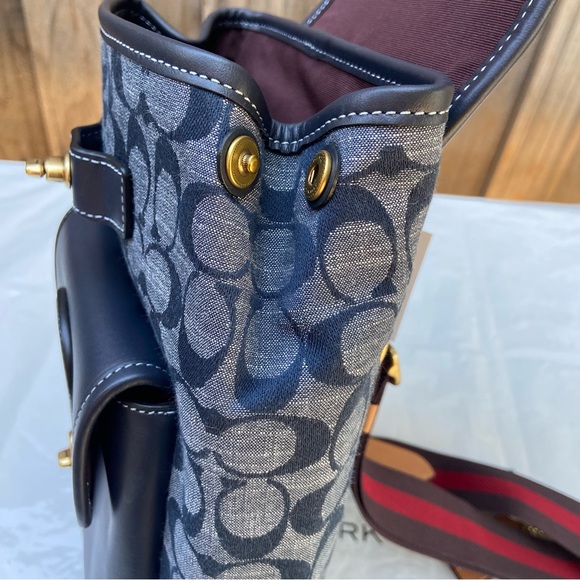 Coach | Bags | Coach Heritage Pack In Signature Chambray C43 | Poshmark